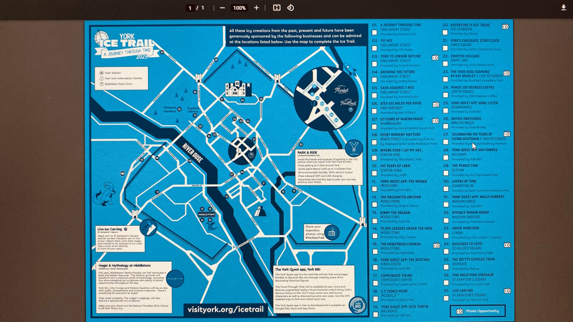 York Ice Trail | Attractions Near Me